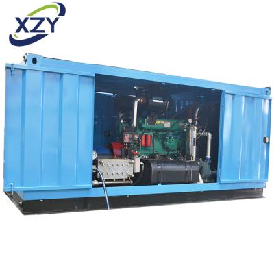 China Diesel High Pressure Cold Water Blasting Machine 1500bar 50L/min with 80m Hose for Industrial Cleaning for sale