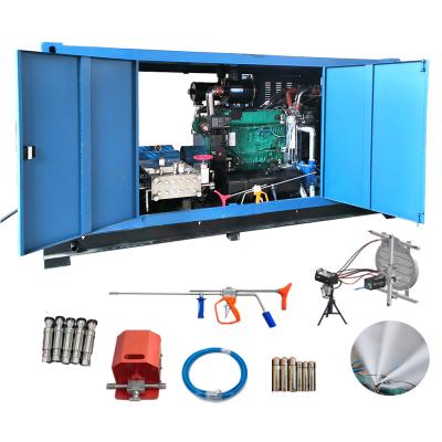 China XZY Industrial Water Jet Cleaning Machine 55kW-160kW Electric Power 500bar-2800bar Pressure 30L/min-120L/min Flow for sale