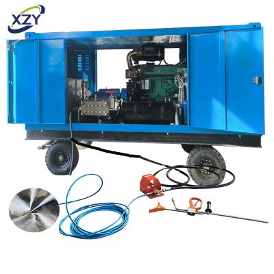 China 1500Bar Diesel High-Pressure Washer Machine with 50 HP Engine and 50m Hose for Industrial Cleaning for sale