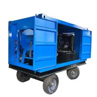 China Heavy Duty Municipal Sewer Pipe Cleaning Machine 240bar 170L/Min with 80m Hose and 145kW Diesel Engine for sale