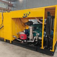 China High Pressure Road Line Removal Machine 1600-2500bar 32-45L/min Water Jet Cleaning Equipment with Recovery System for sale