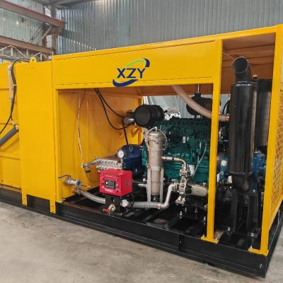 China High Pressure Road Line Removal Machine 1600-2500bar 32-45L/min Water Jet Cleaning Equipment with Recovery System for sale