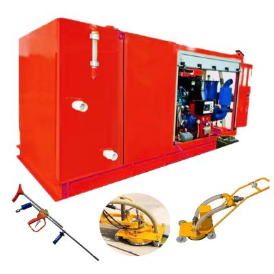 China 132KW Diesel Drive High Pressure Water Jetting Machine 1500-2800bar Road Marking Removal System with Vacuum Recovery for sale