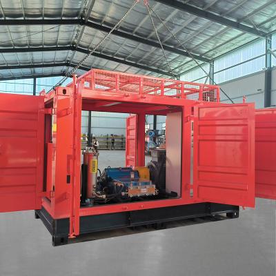 China Industrial High Pressure Water Jet Cleaner Machine 75kW-345kW with 500-2800 Bar Pressure & 50m Hose for sale