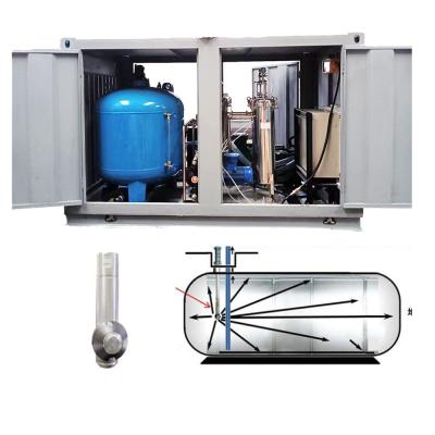 China Automatic Water Jetting Oil Tank Cleaning System with 3D Rotary Nozzle - 40,000 PSI Pressure, 10-Minute Cycle for sale