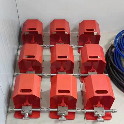 China 25kpsi High Pressure Water Jetting Foot Control Valve with 30-110 L/min Flow for Industrial Pipe Cleaning for sale