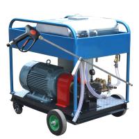 China 500bar Electric High Pressure Water Sand Blaster Machine | 22 L/min Flow | Ship Rust Paint Removal for sale
