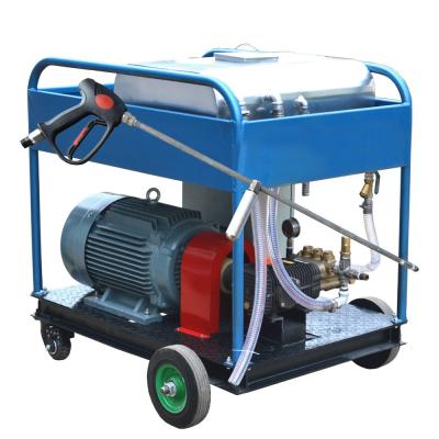 China 500bar Electric High Pressure Water Sand Blaster Machine | 22 L/min Flow | Ship Rust Paint Removal for sale