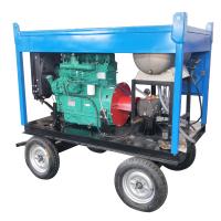 China 500bar Diesel Engine Water Jet Cleaner 22L/min Flow for Ship Marine Rust Removal for sale