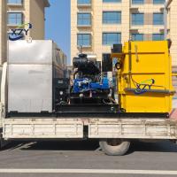 China 32-45L/min Road Marking Removal Machine with 160MPa Pressure and 132kW Diesel Engine for Traffic Line Paint Removal for sale