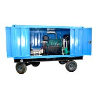 China Industrial 1000 Bar High Pressure Water Jetting Machine with 30-110 L/min Flow & 264kW Diesel Engine for sale