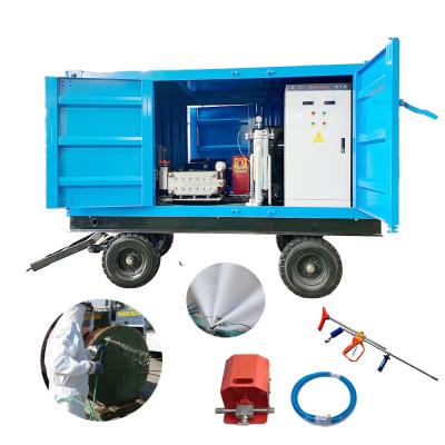 China Industrial High Pressure Water Jet Cleaner 30-90 kW with 150 MPa for Heat Exchanger and Pipeline Cleaning for sale
