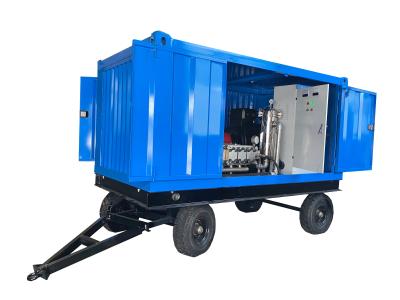 China Industrial High Pressure Water Jet Cleaner 500-2800 Bar 10-85 L/min with Electric/Diesel Drive for sale