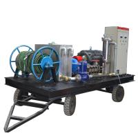 China Industrial High Pressure Water Blasting Machine 500-2800 Bar with 10-85 L/min Flow Rate and Battery Electric Start for sale