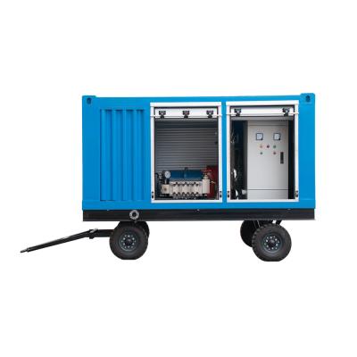 China XZY XY50150 Industrial Water Jet Cleaning Machine 10-85 L/min Flow Rate 2800 Bar Pressure Electric Drive for sale