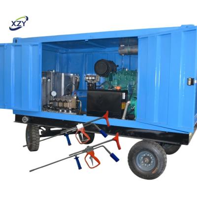 China 1500bar Electric Water Jetting Machine 160kW Industrial Cleaner with 366 RPM Pump for Pipeline Maintenance for sale
