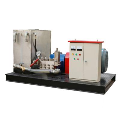 China XUZHIYANG High Pressure Water Jetting Machine 500bar 60L/min 55KW Electric Motor Industrial Cleaning System for sale