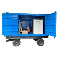 China 500 Bar 60L/min Electric Water Jetting Machine with 55kW Motor and 300L Tank Capacity for Industrial Cleaning for sale