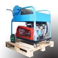 China 25HP Diesel Sewer Cleaning Machine 50L/min Flow 200 Bar Pressure for 50-500mm Pipe Diameters for sale