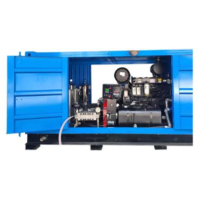 China 2500 Bar 264kW Diesel Ultra High Pressure Water Jetting Machine - 30 L/min Flow Rate for Industrial Cleaning for sale