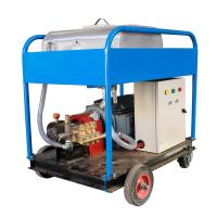 China Electric High Pressure 500bar Wet Sandblasting Equipment with 22 L/min Water Flow for Industrial Surface Treatment for sale