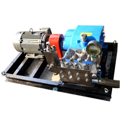 China Three Plunger High Pressure Test Pump for Ship Repair and Pipeline Cleaning with Horizontal Hydraulic Design for sale