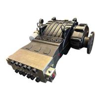 China Ultra High Pressure Water Jet Cleaning Pump 2000bar 25L/min with 90kW Electric Motor for Industrial Applications for sale