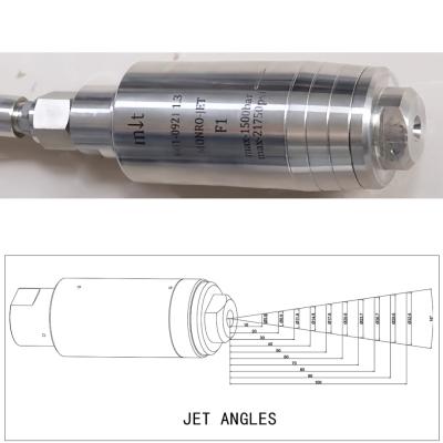 China Industrial 1500bar High Pressure Turbo Rotary Nozzle for Surface Cleaning - 800-1500bar Working Pressure for sale