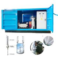 China 1500bar 85L/min Electric Fully Automatic High Pressure Water Jet Reactor Cleaning Equipment for Industrial Tanks for sale