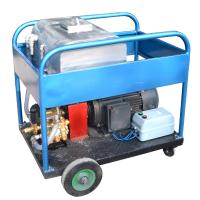 China 300 Bar Mobile High Pressure Water Jet Cleaner with 15kW Electric Motor and 22L/min Flow Rate for sale