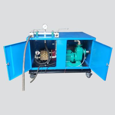China Electric High Pressure Water Jet Test Pump Unit 200 bar 135 L/min for Industrial Hydrostatic Testing for sale