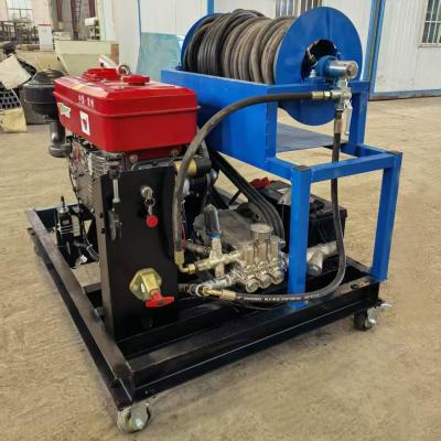 China 32HP Diesel Drain Pipe Cleaning Machine with 32200 Bar Pressure and 800mm Pipe Range for Industrial Sewer Systems for sale