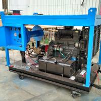 China Portable Diesel Jet Sewer Cleaning Machine 220 Bar 50 L/min for 50-100m Hose for sale
