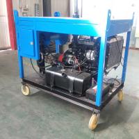 China Diesel Powered Sewer Cleaning Machine 220 Bar 50 L/min with 5 Nozzles for Municipal Drain Cleaning for sale