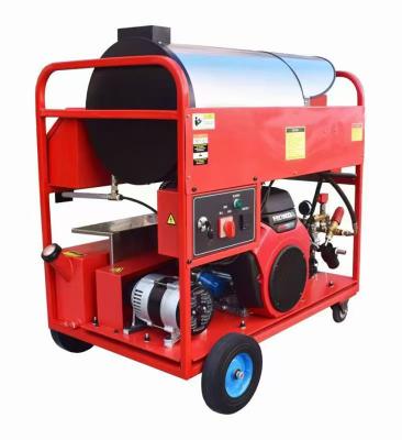 China XuZhiYang XYH 5000 PSI Gasoline Hot Water Pressure Washer with 90°C Heating and 15-21 L/min Flow Rate for sale