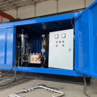 China 700 Bar 10000 PSI 90 kW Electric Motor Drive 70 L/min High Pressure Water Jetting Machine for sale