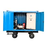 China 90kw Electric Motor Drive High Pressure Water Jet Cleaning Machine 1000bar 50 L/min for sale