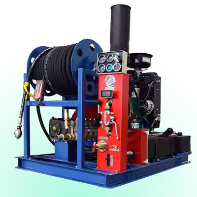 China Diesel 160L/min 130bar High Pressure Sewer Jetting Machine for Pipe Cleaning for sale