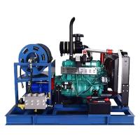 China sewerage pipe cleaning high pressure water jetting machine for sale