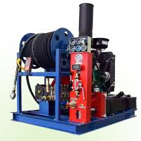 China Diesel High Pressure Water Jet Cleaner 160L/min 130bar for Sewer Pipeline Cleaning for sale