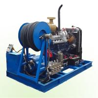 China High Pressure Sewer Jetting Machine 160L/min 130bar Diesel Engine Pipe Cleaner for sale