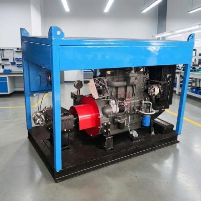 China 800 Bar 22 L/min High Pressure Water Jet Cleaner XY2280D Diesel Electric for sale