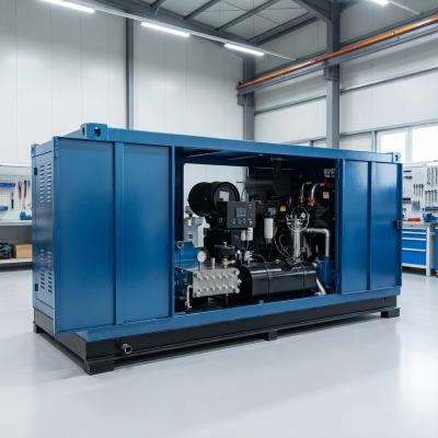 China 1500 Bar 60 L/min Diesel Driven High Pressure Water Jet Cleaning Machine Industrial for sale