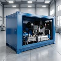China 1500bar High Pressure Water Jet Cleaning Machine 264kW Diesel Engine 60 L/min for sale