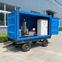 China 500bar Mobile High Pressure Cleaning Machine 60LPM 85LPM for Ship Hull Rust Removal for sale