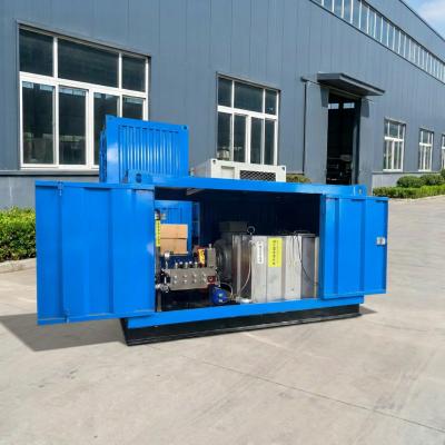 China 500bar Industrial High Pressure Washer 55kW-90kW Motor 60LPM-85LPM Flow for Power Plant Cleaning for sale