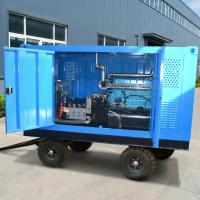 China Diesel Driven 500bar High Pressure Water Jetting Machine 60LPM Flow Outdoor Cleaning for sale