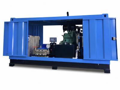 China 1000bar 50LPM Big Water Flow Hydro Jet Blasting Machine for Industrial High Pressure Cleaning for sale