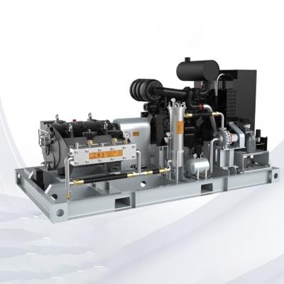 China Five Plunger Water Jet Pump 1400 bar 40 L/min Industrial Hydro Blaster for High Pressure Tube Pipe Cleaning for sale