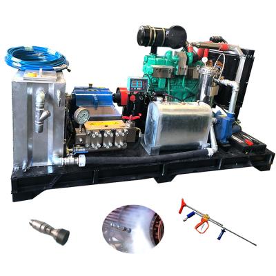 China 1000bar Diesel-Driven 50LPM Hydro Blaster for Heat Exchanger Tube Descaling for sale